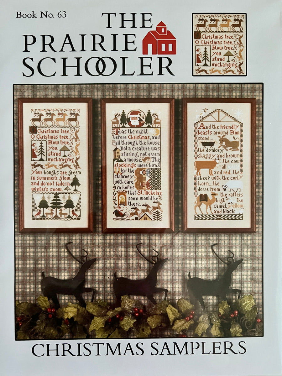 Christmas Samplers #63 (Reprint) by Prairie Schooler – Luminous Fiber Arts