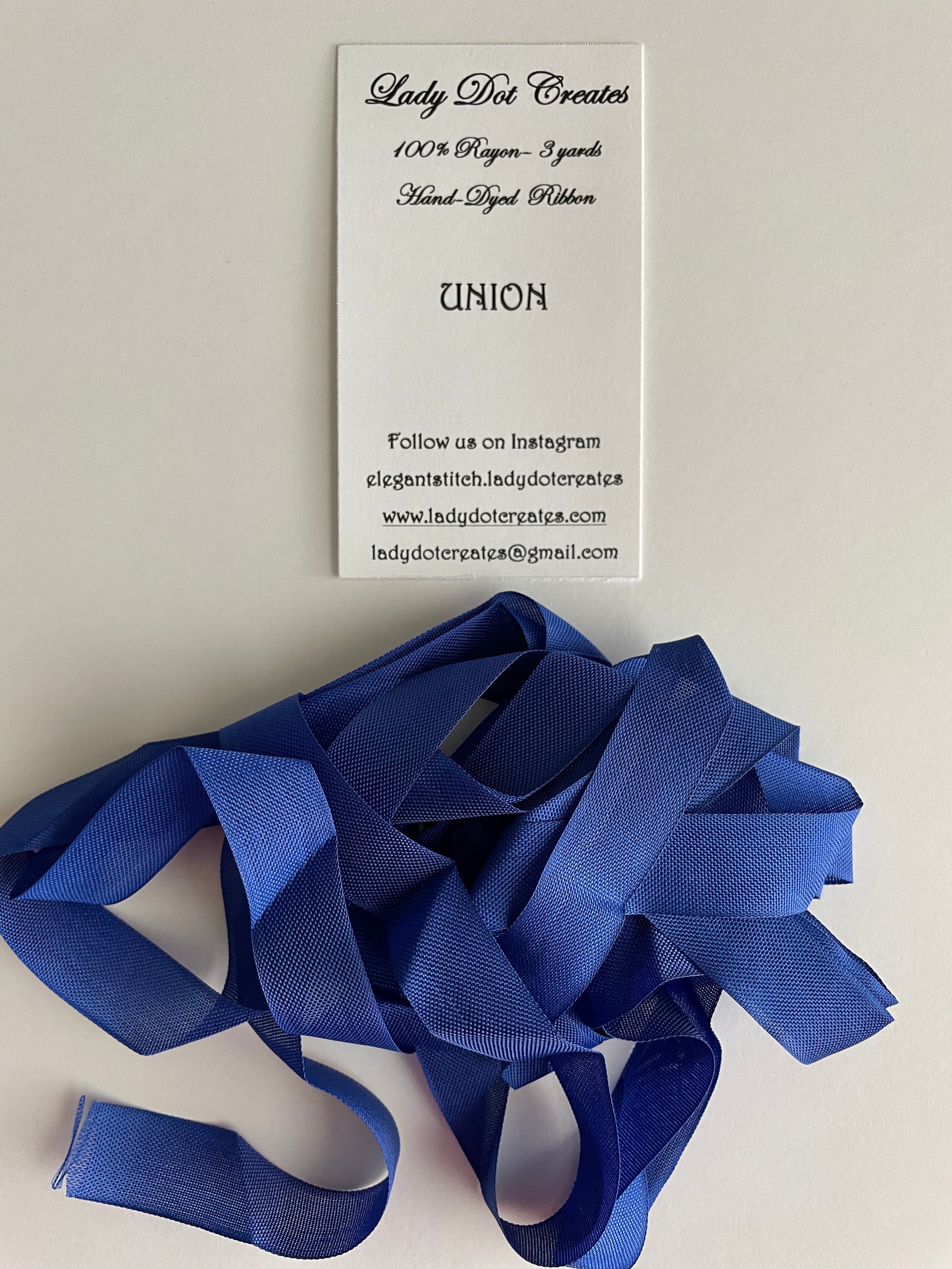 Union Rayon Ribbon by Lady Dot Creates – Luminous Fiber Arts